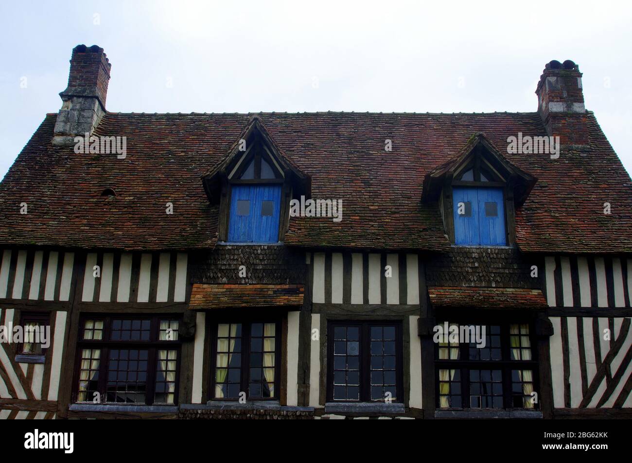 Typical French architecture, Normandy, France Stock Photo - Alamy