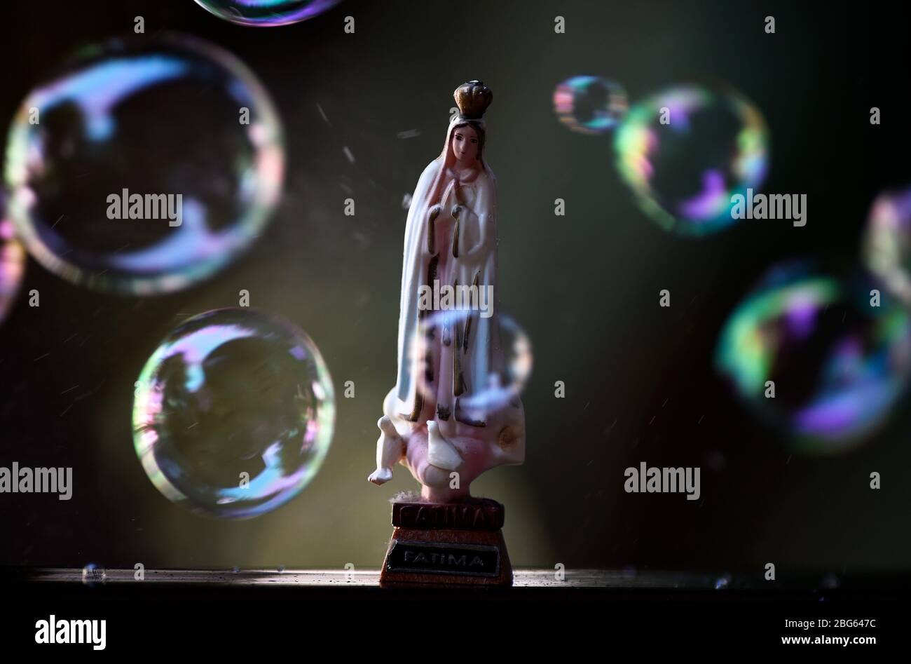 Holy Our Lady of Fatima protector of Brazil Stock Photo - Alamy
