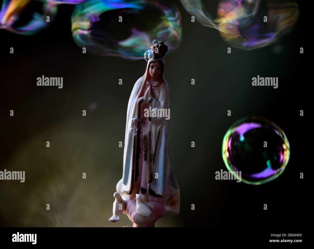 Holy Our Lady of Fatima protector of Brazil Stock Photo - Alamy