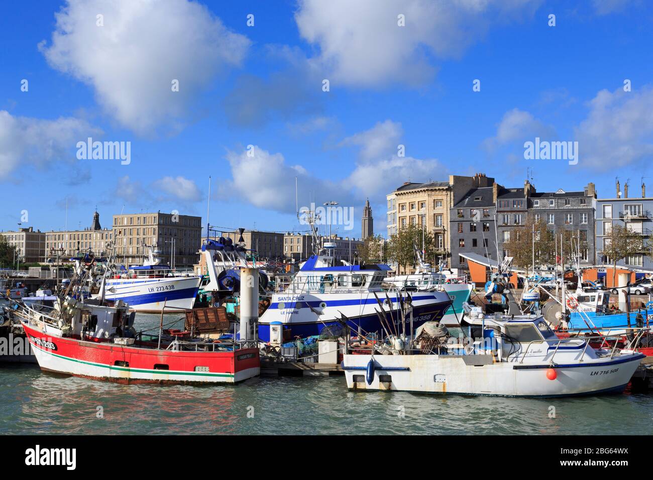 Normandy france fishing fleet hi-res stock photography and images - Alamy