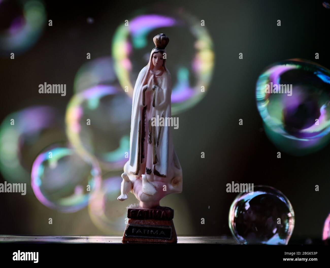Holy Our Lady of Fatima protector of Brazil Stock Photo - Alamy