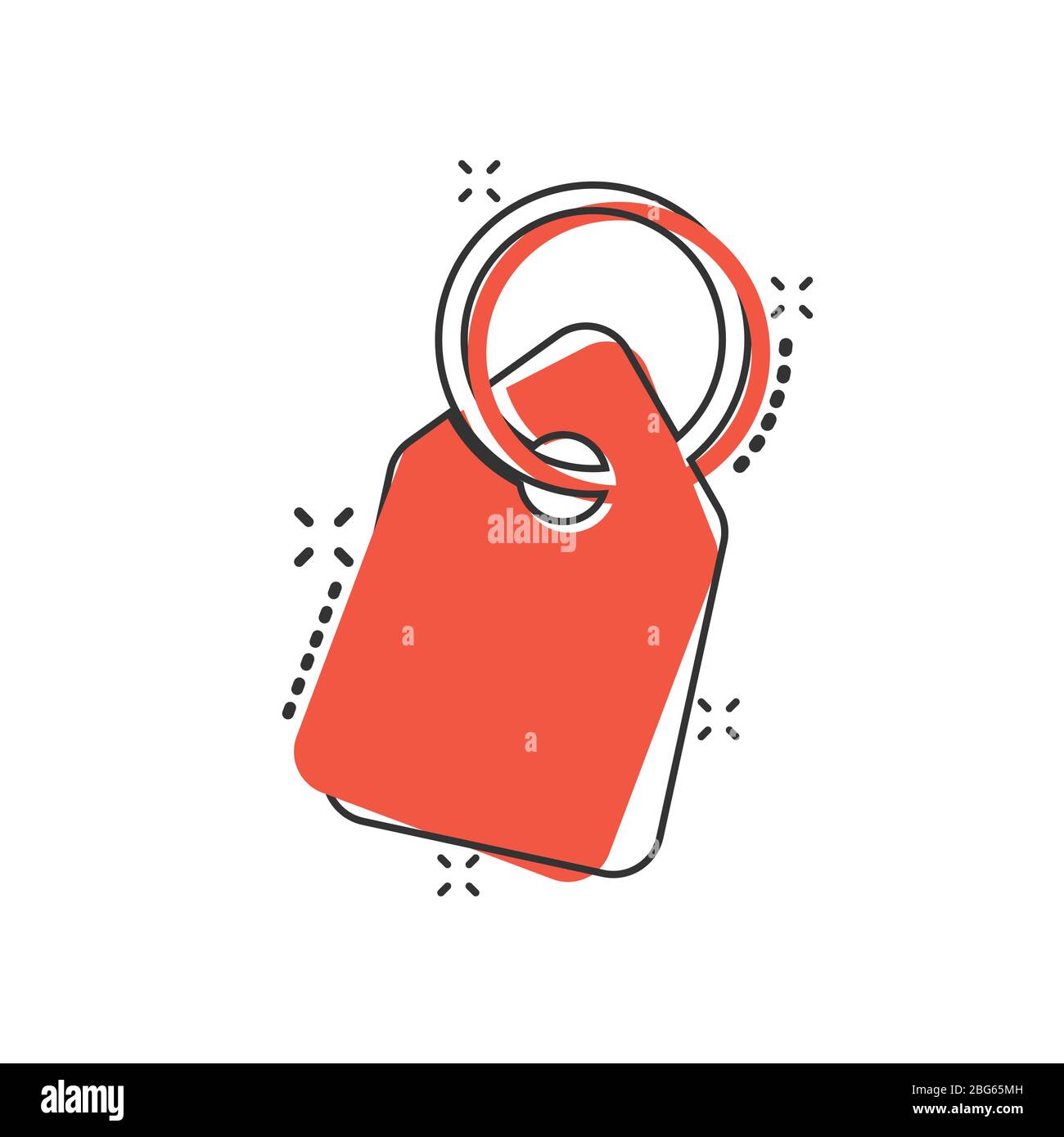 Price tag icon in comic style. Label cartoon vector illustration on ...