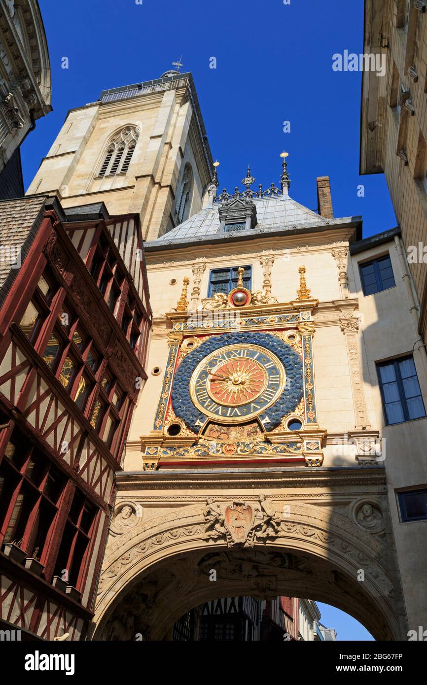 Normandy clock hi-res stock photography and images - Alamy