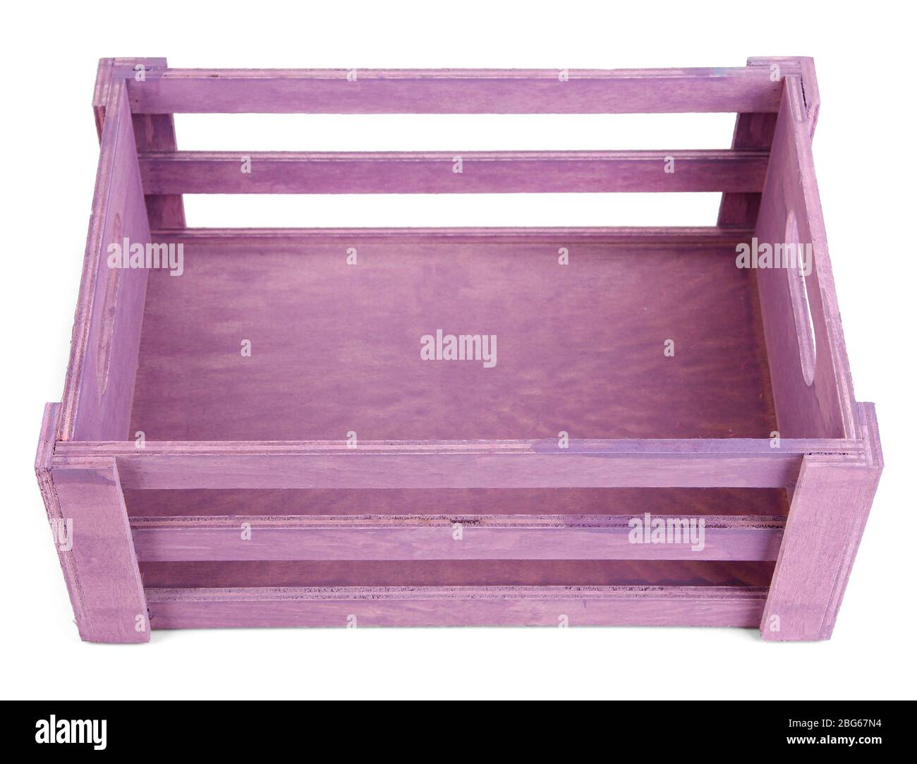 Color wooden crate, isolated on white Stock Photo - Alamy