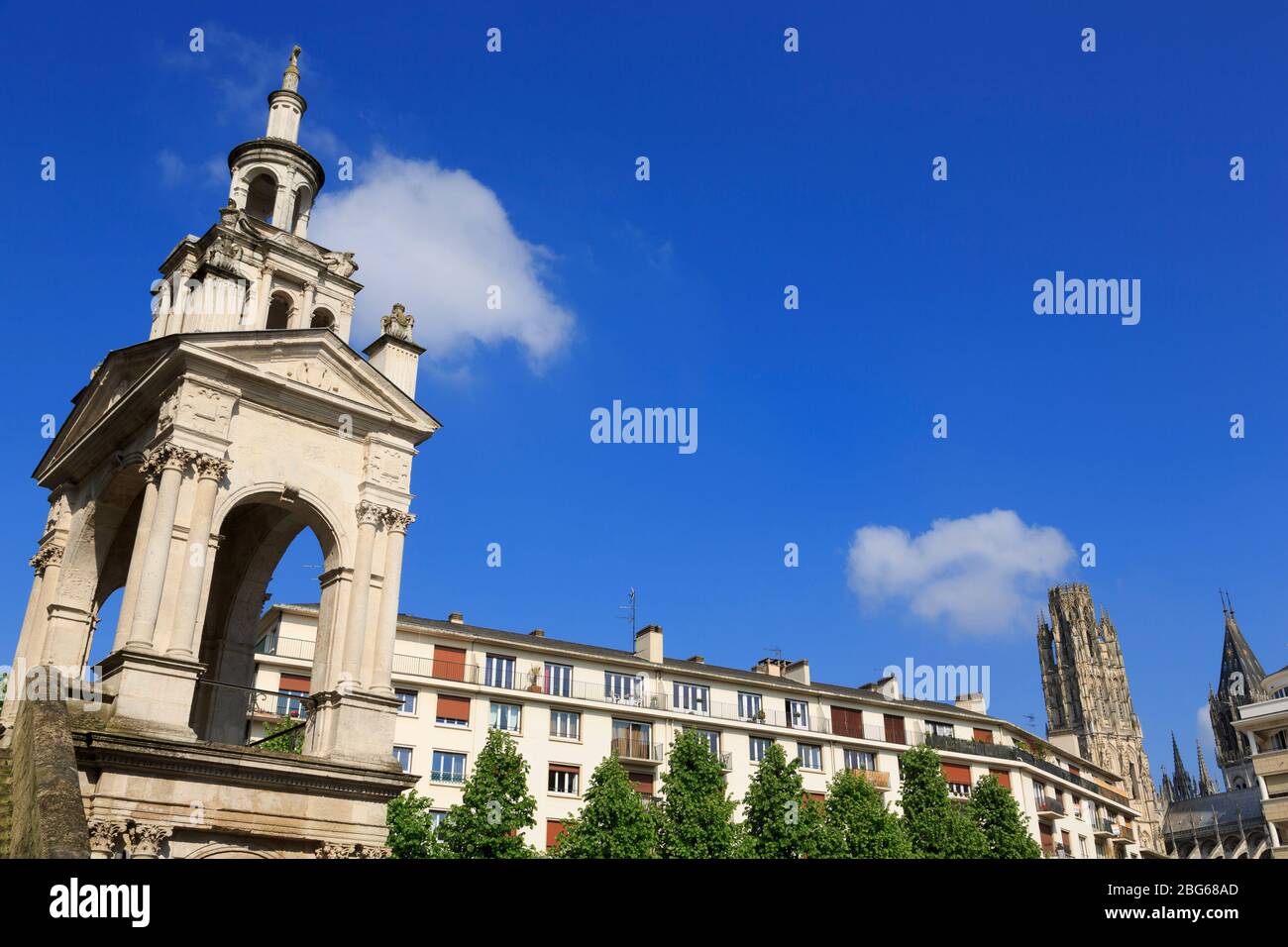 Halle aux Toiles Building, Old Town, Rouen, Normandy, France, Europe ...