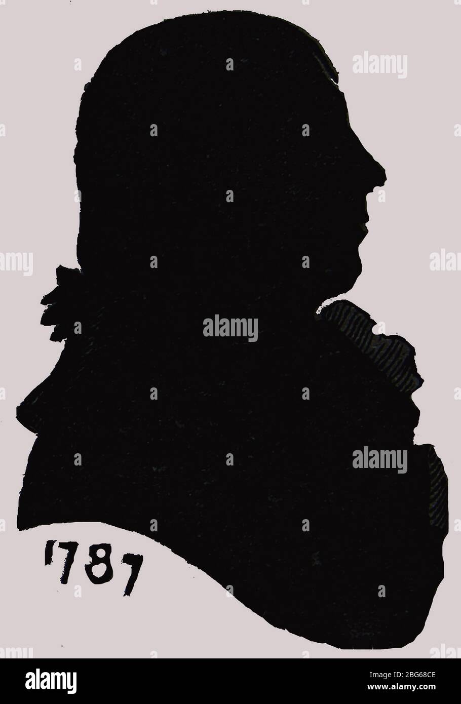 18th century portrait silhouette hi-res stock photography and images ...