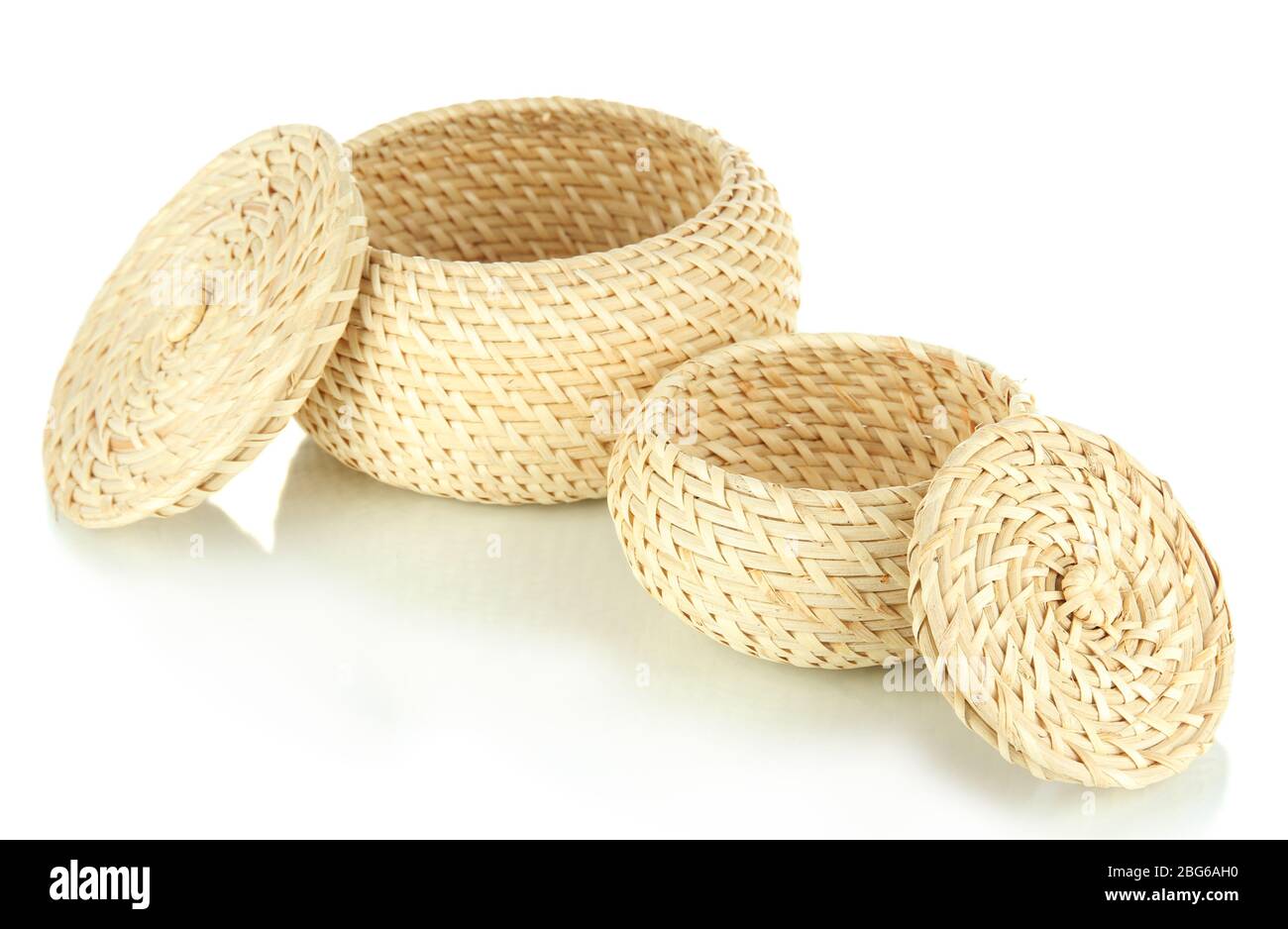 Weaved baskets Cut Out Stock Images & Pictures - Alamy