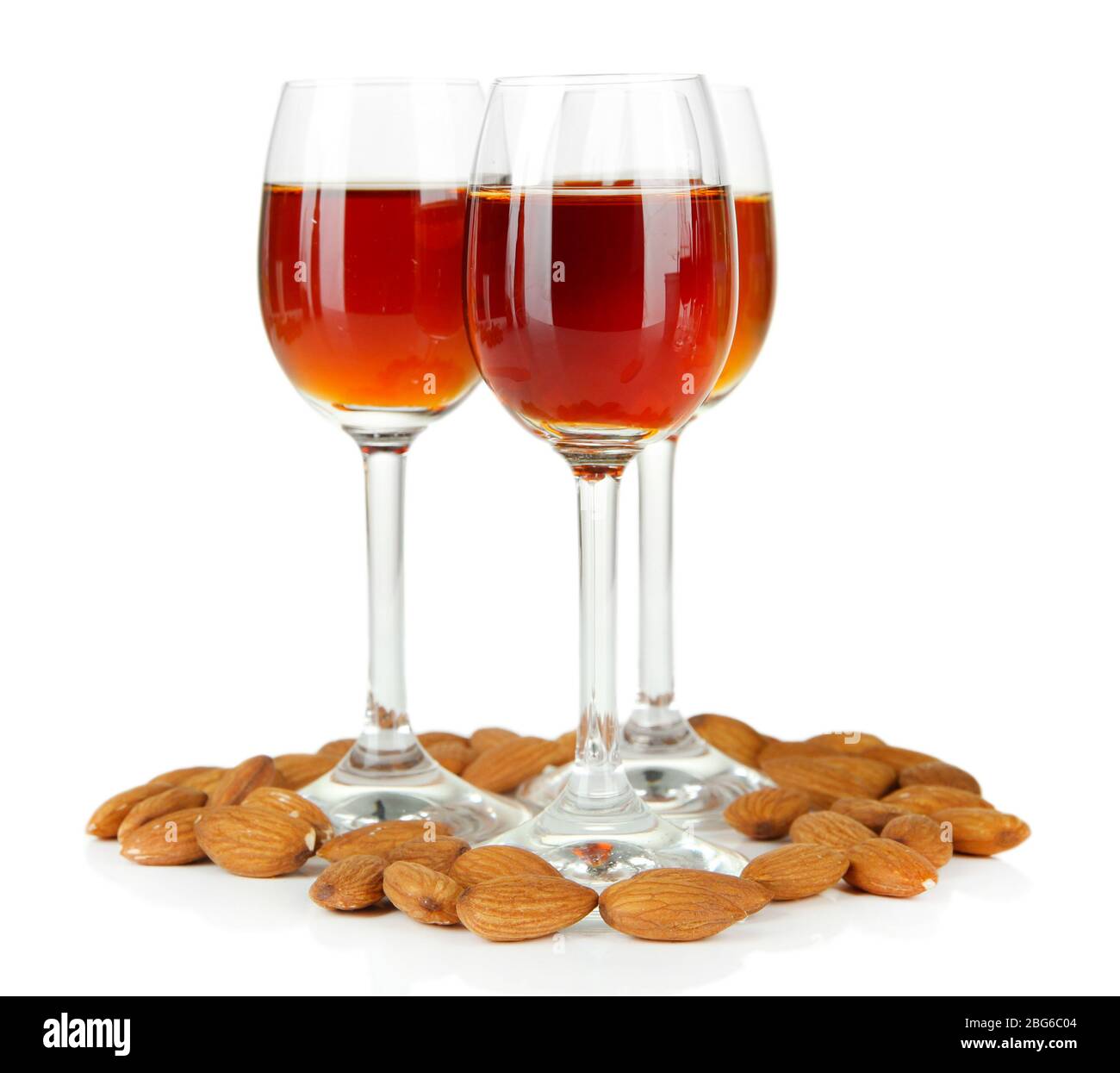 Glass amaretto liqueur Cut Out Stock Images & Pictures - Alamy