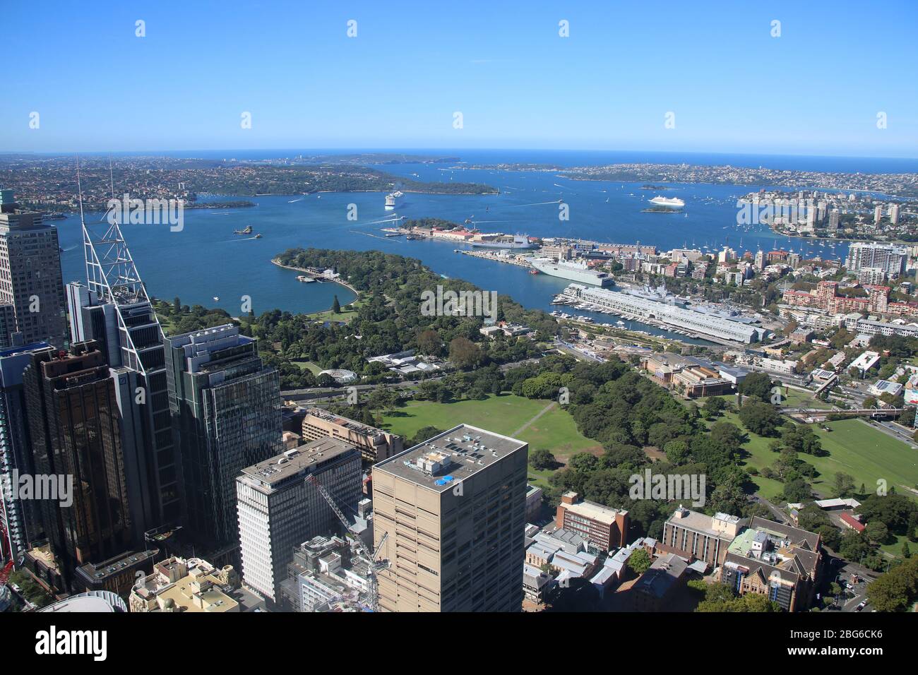 Sydney cityscape birds eye view hi-res stock photography and images - Alamy