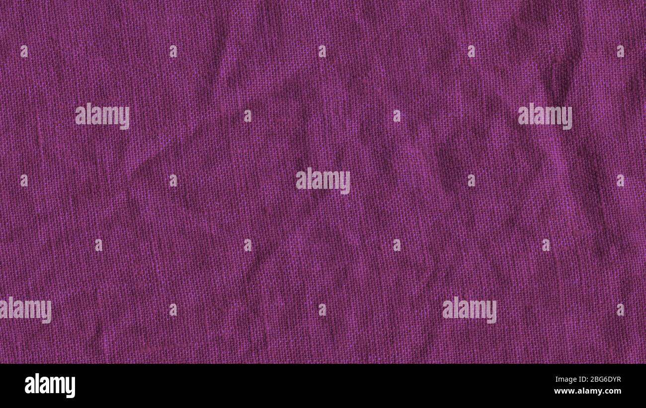 Texture of linen purple fabric. Purple fabric background Stock Photo ...
