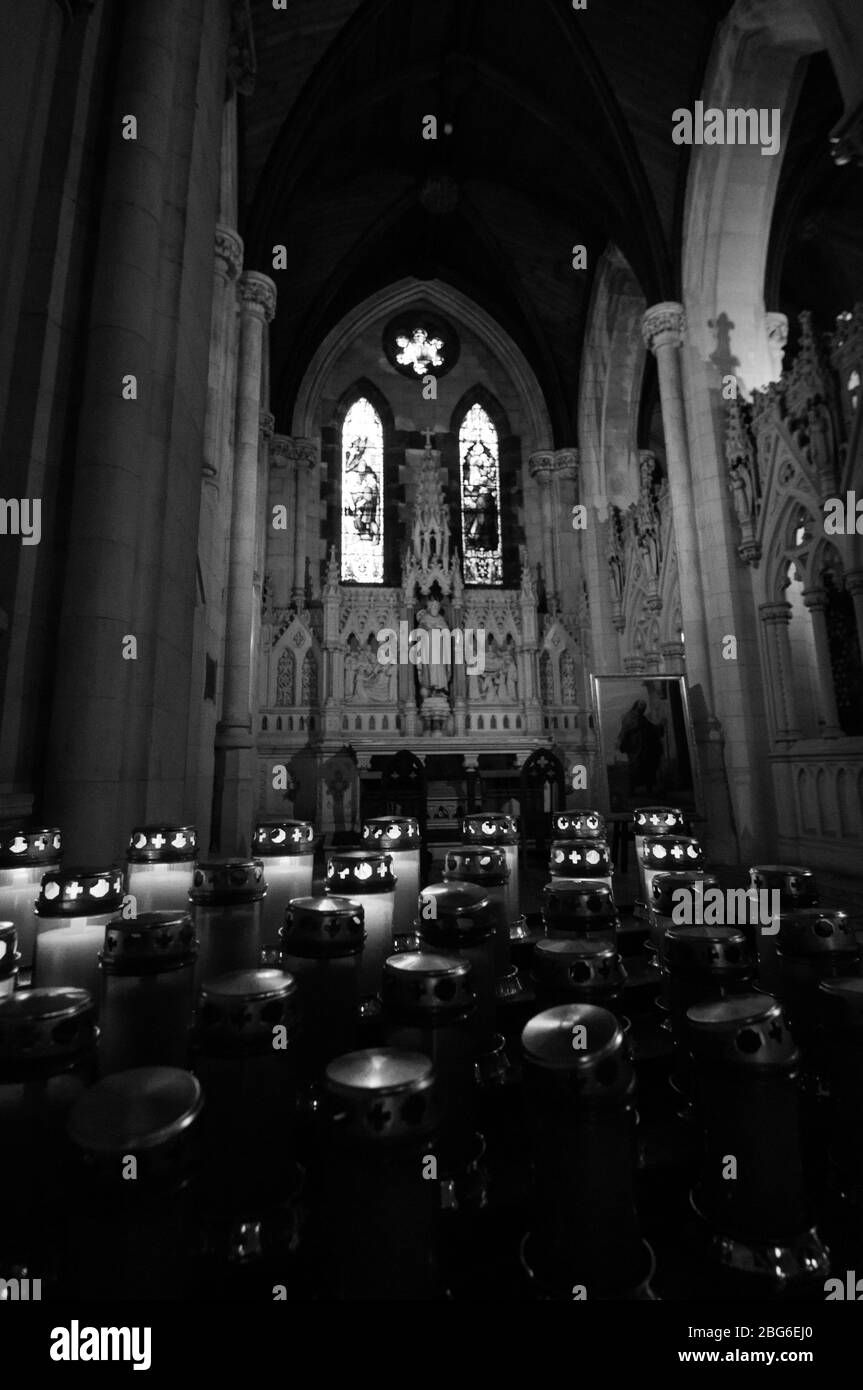 Interior of The Cathedral Church of St Colman Stock Photo - Alamy