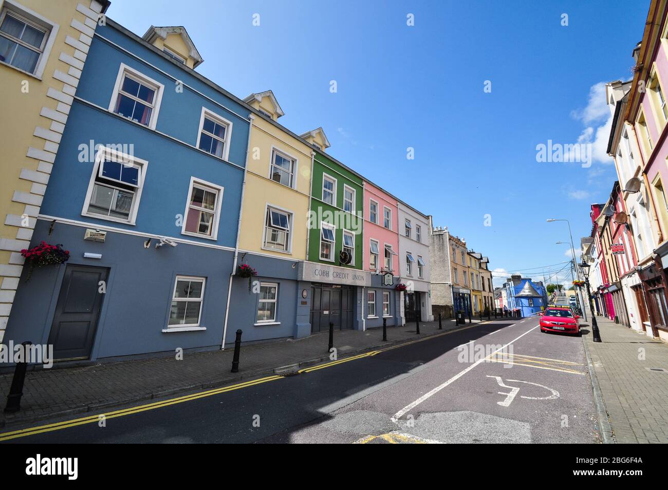 Multicoloured brick houses hi-res stock photography and images - Alamy
