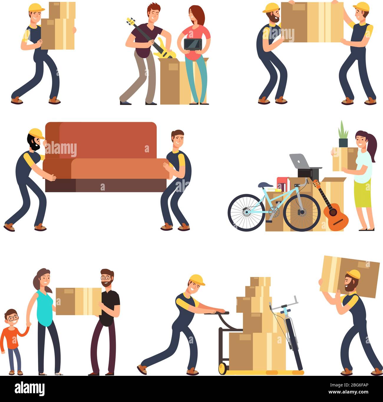 Family Moving Clipart