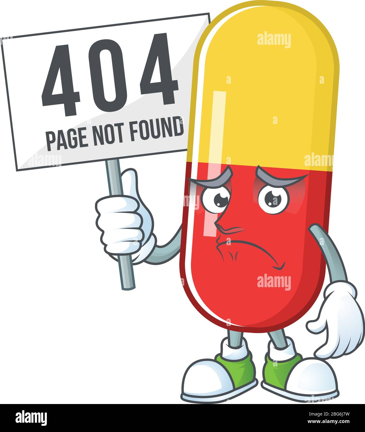 Sad face pills Stock Vector Images - Alamy