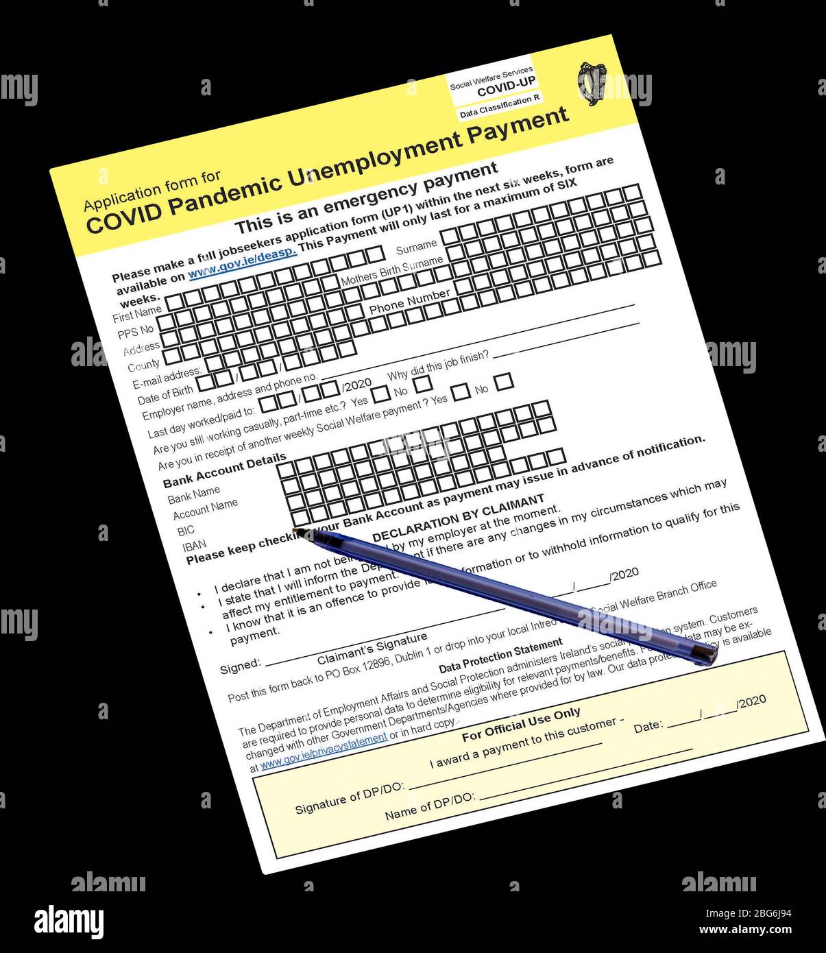 Department of social protection ireland hi-res stock photography and ...