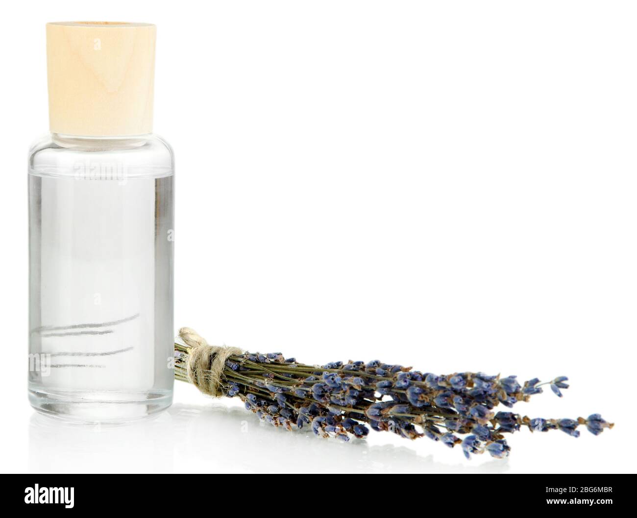 Aromatic sticks for home with smell of lavender isolated on white Stock ...