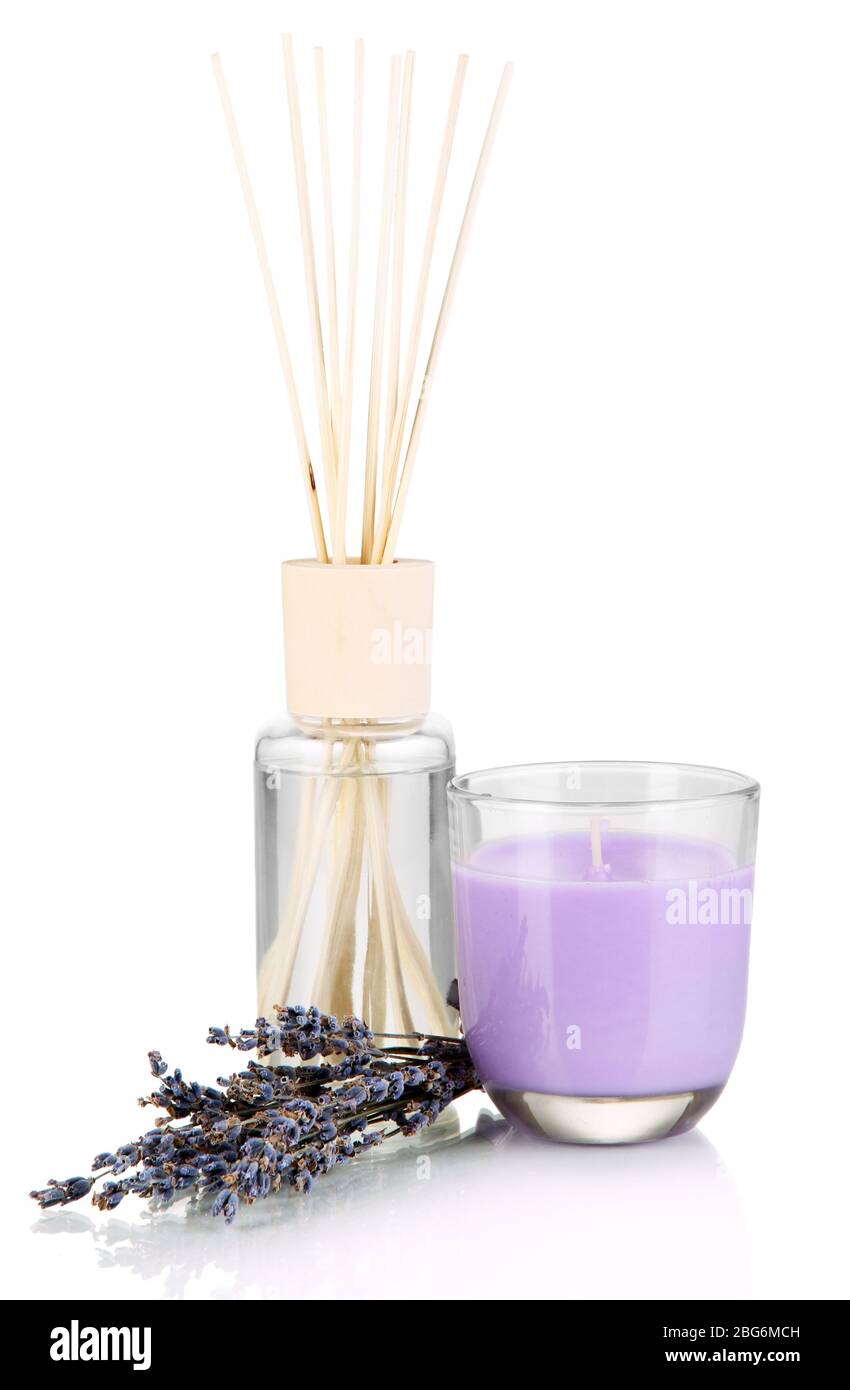 Water with lavender oil Cut Out Stock Images & Pictures - Alamy