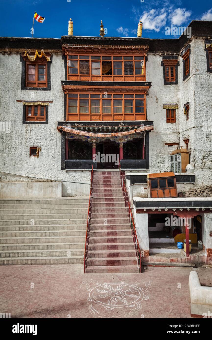 Spituk Gompa monastery. Leh, Ladakh, India Stock Photo - Alamy