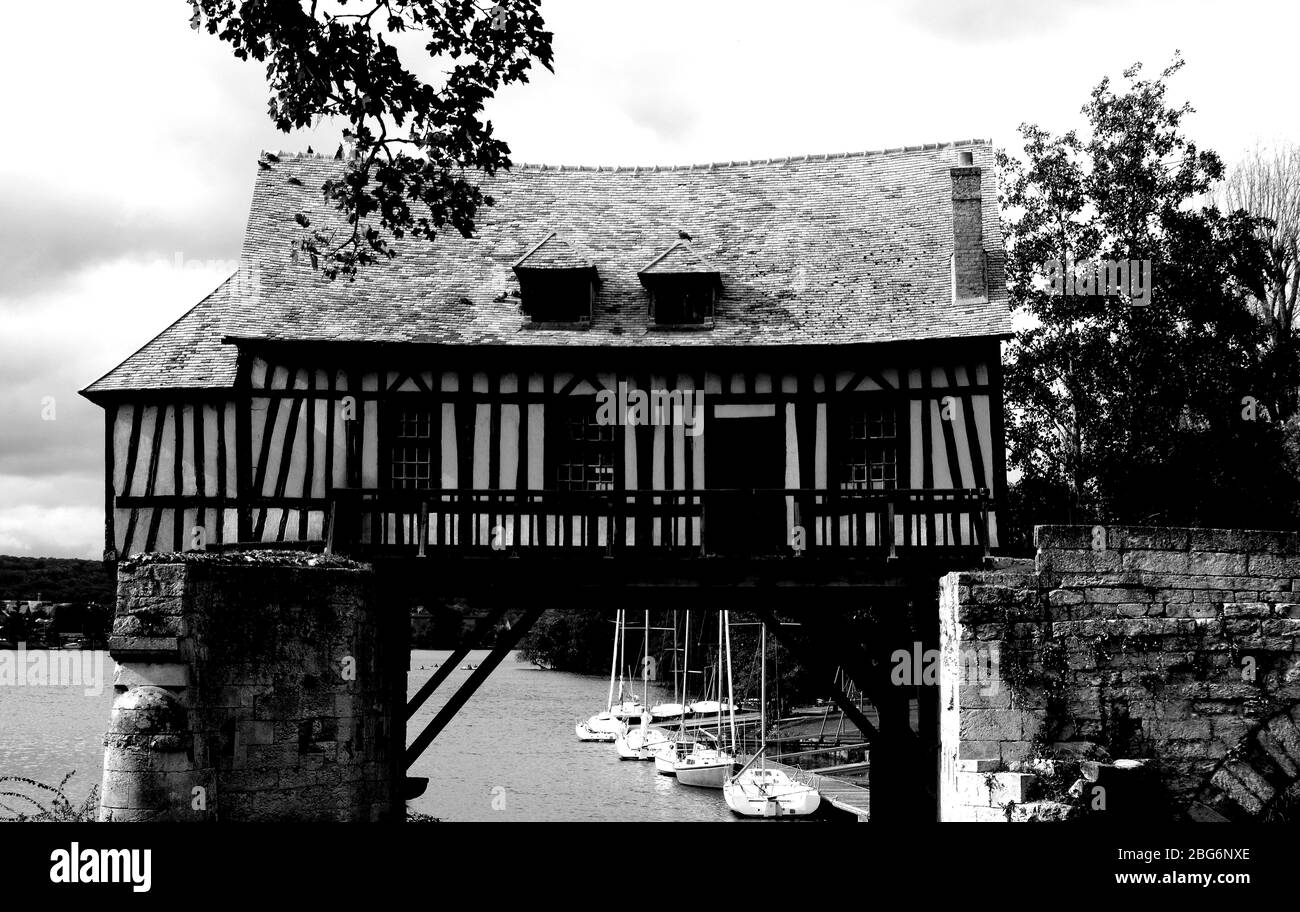 Typical French architecture, Normandy, France Stock Photo - Alamy