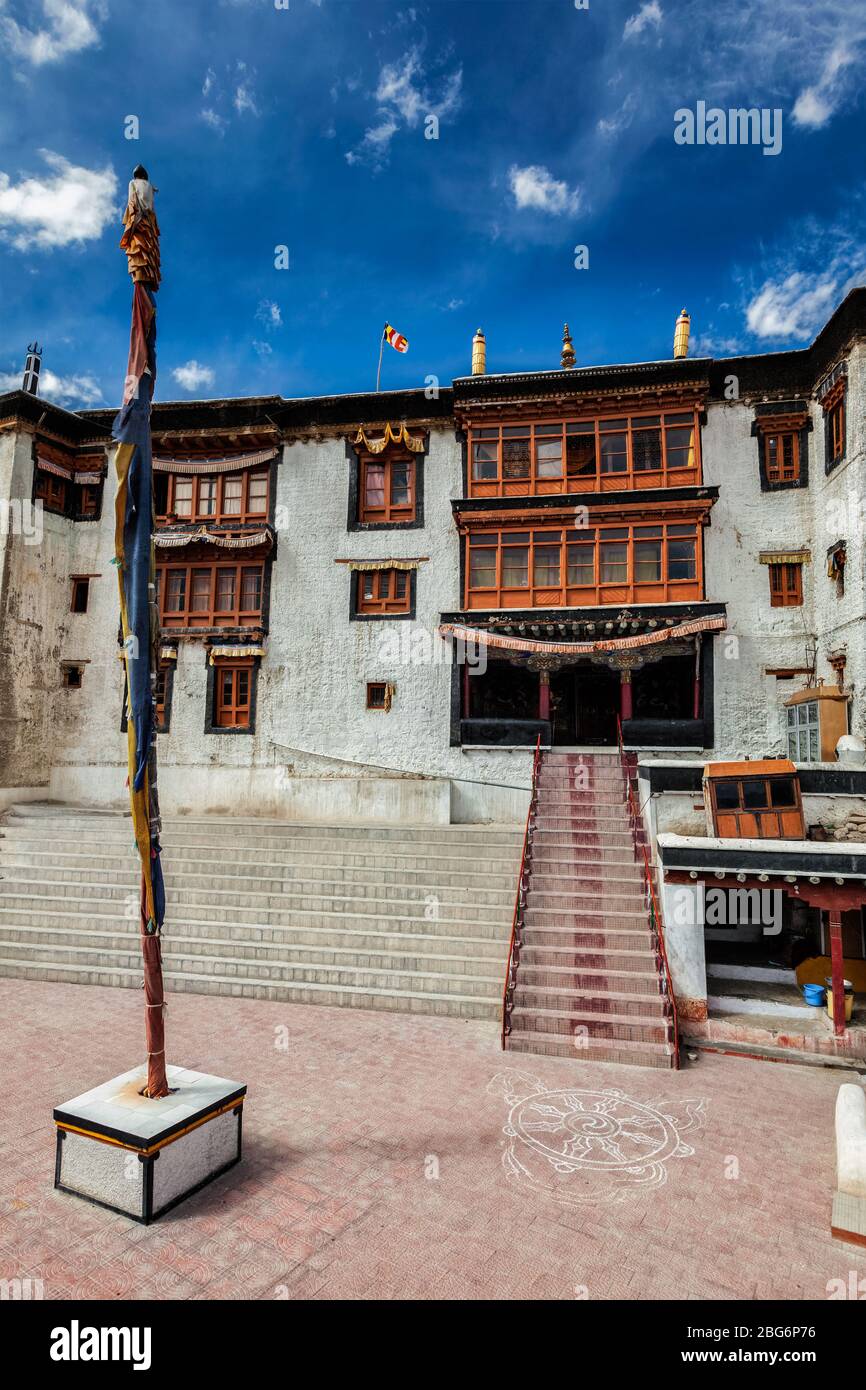 Spituk Gompa monastery. Leh, Ladakh, India Stock Photo - Alamy