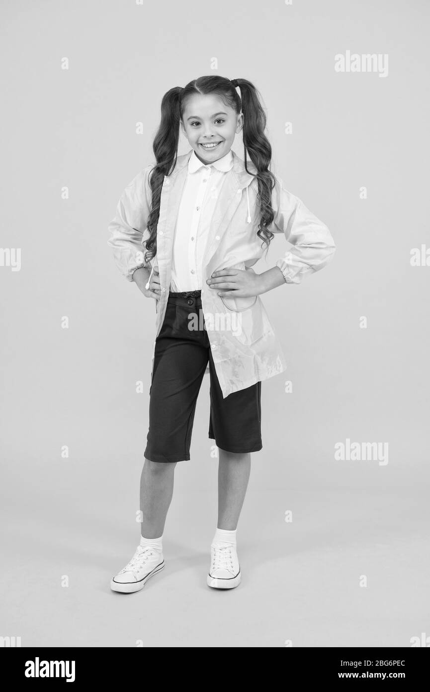 Funny schoolgirl Black and White Stock Photos & Images - Alamy