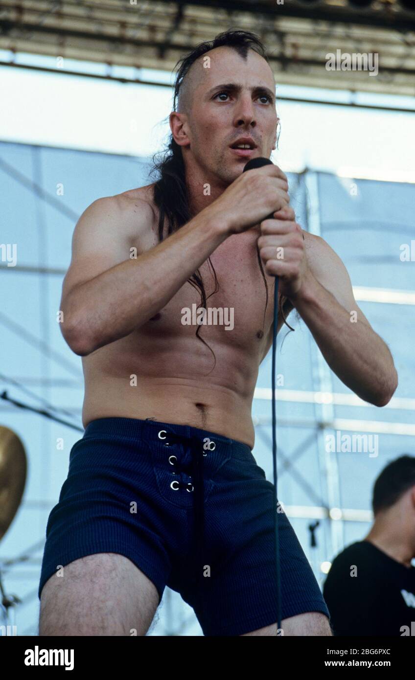 Tool performing in Philadelphia, PA in 1993. Credit: Scott Weiner ...