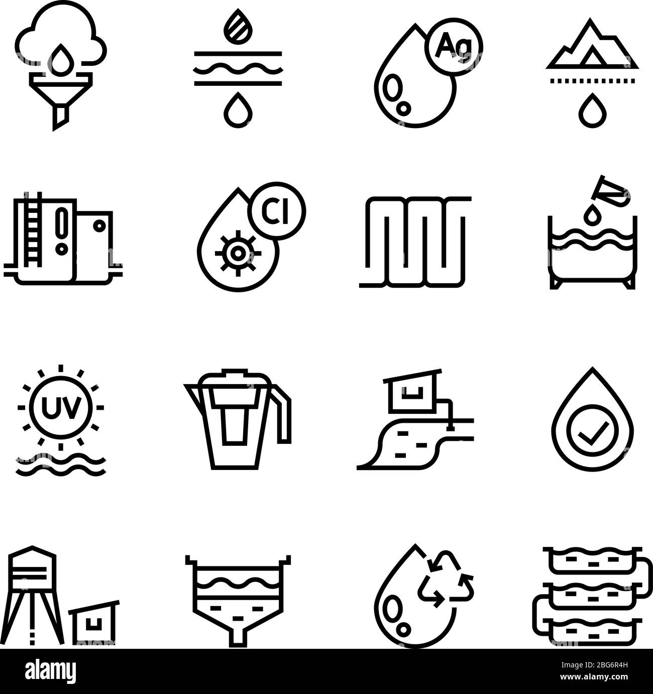 Wastewater treatment vector vectors hi-res stock photography and images ...