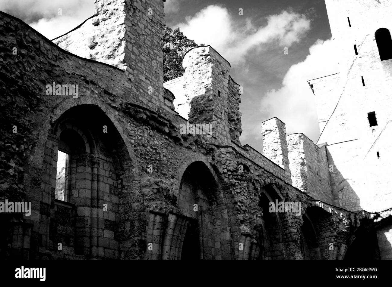 Ancient architecture in Normandy, France Stock Photo - Alamy