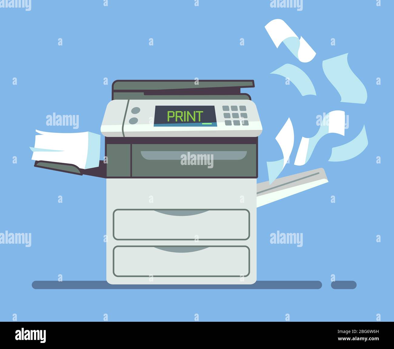 Professional office copier, multifunction printer printing paper ...