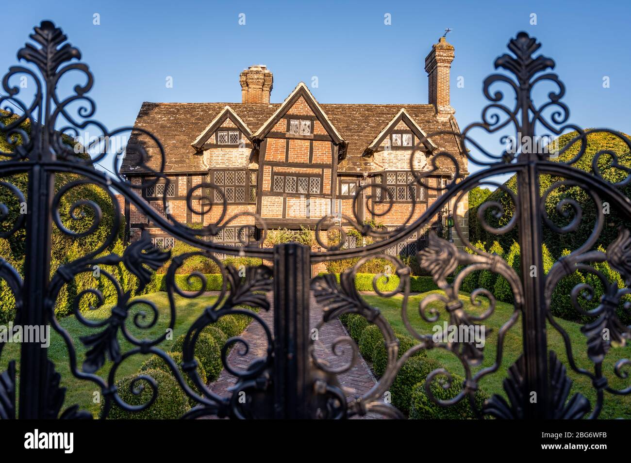 Old Place, and Elizabethan building restored in 1590 situated in the ...