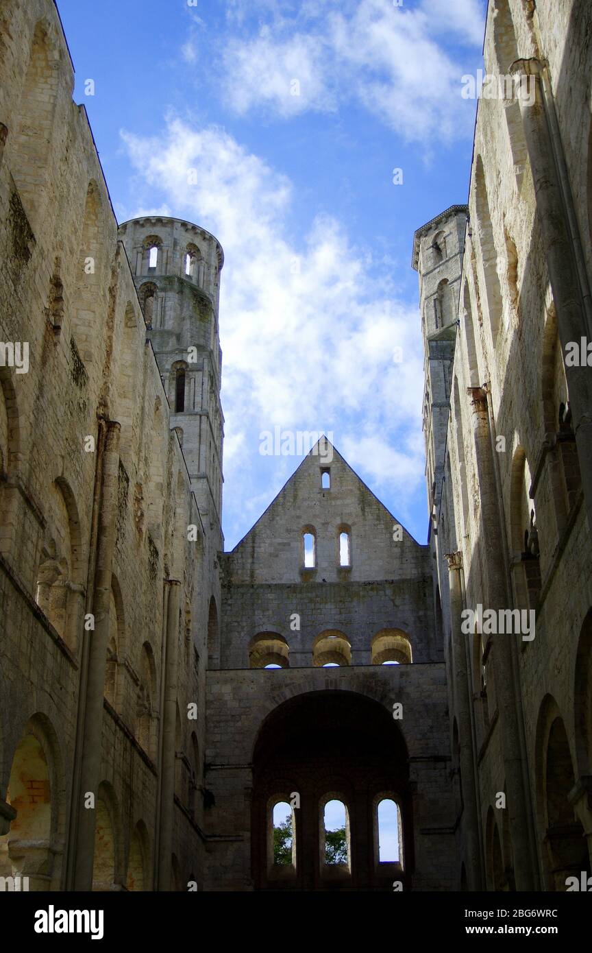 Ancient architecture in Normandy, France Stock Photo - Alamy