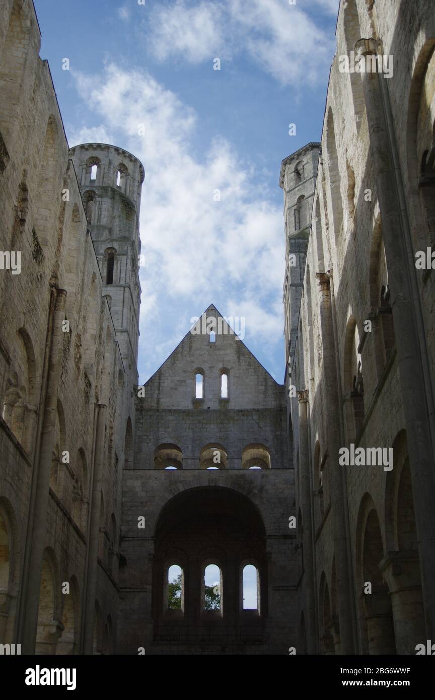 Ancient architecture in Normandy, France Stock Photo - Alamy