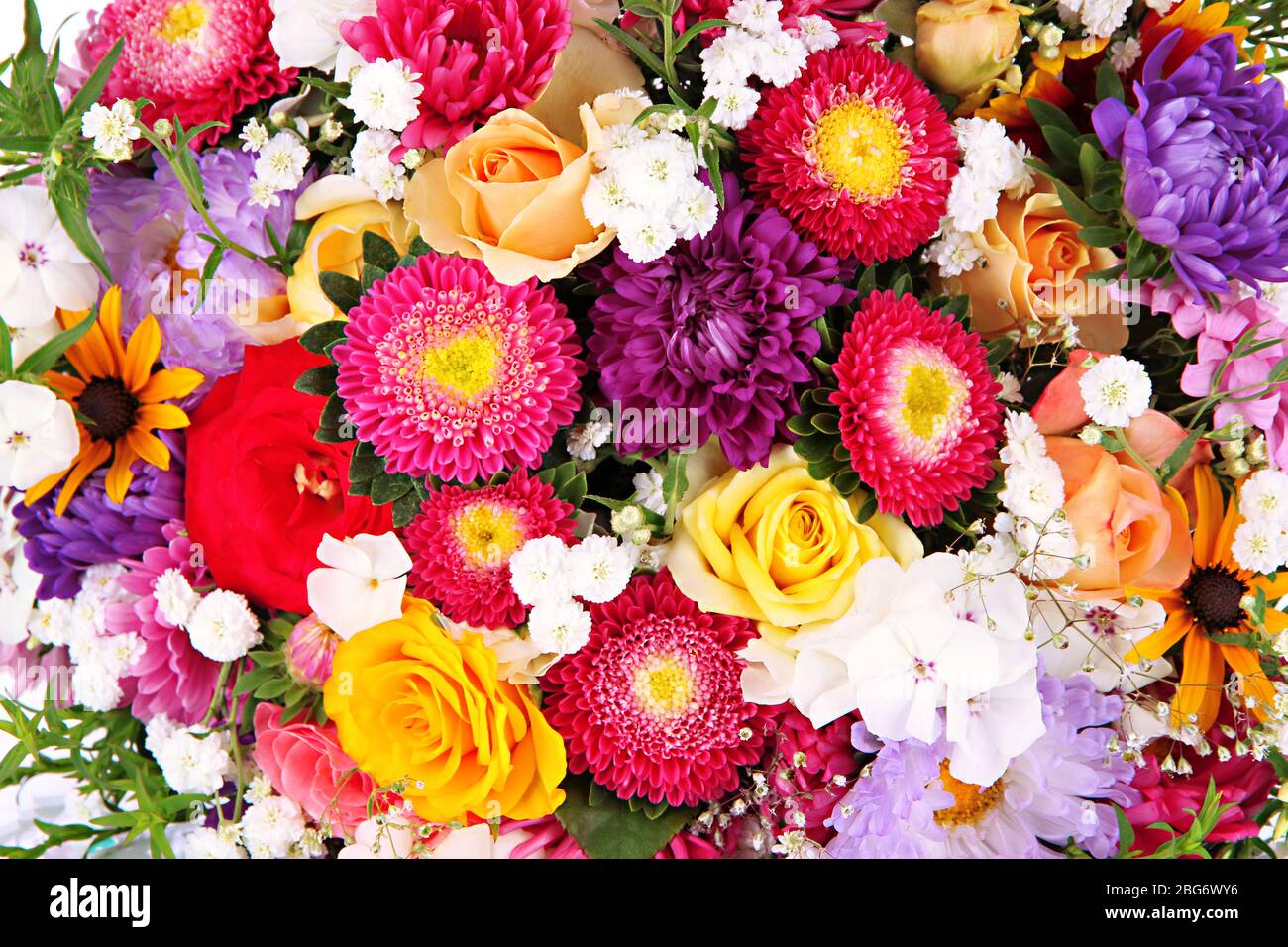 Bright flowers background Stock Photo - Alamy