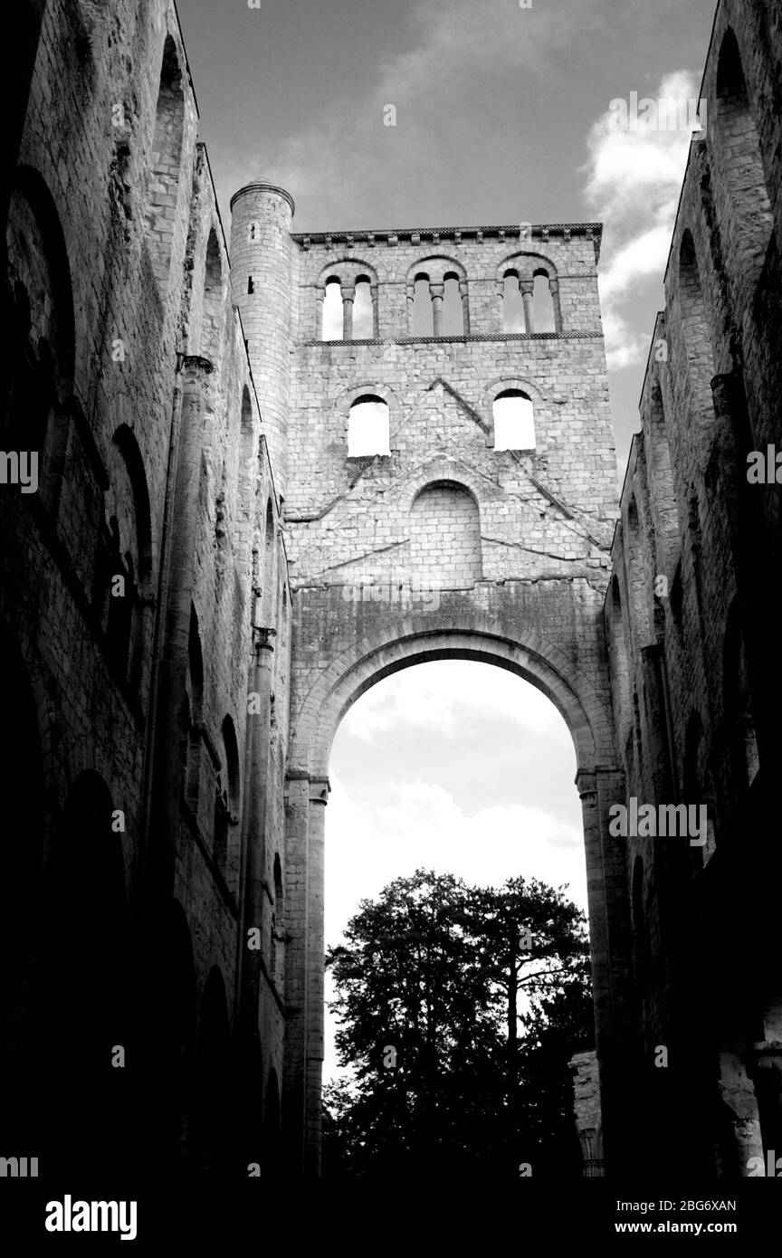Ancient architecture in Normandy, France Stock Photo - Alamy