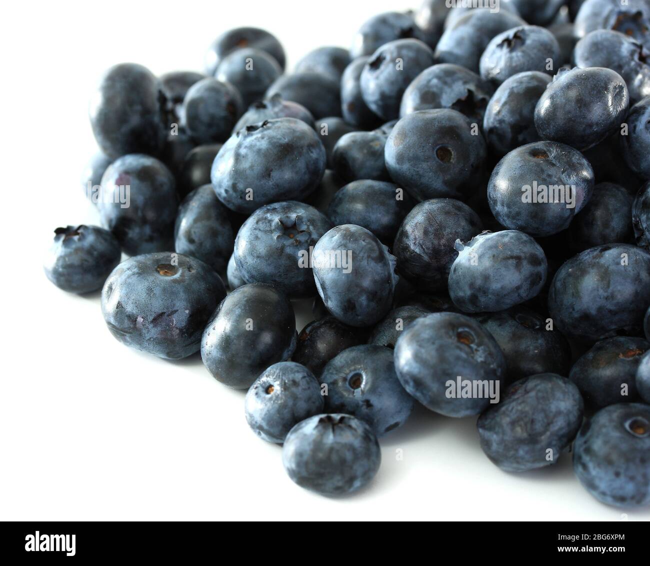 Blueberries isolated on white Stock Photo - Alamy
