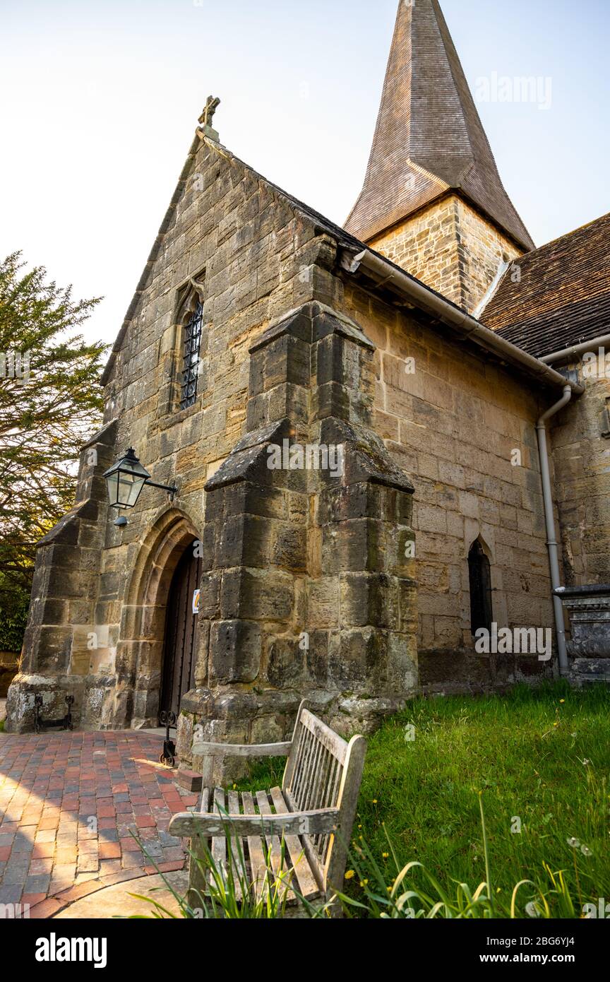 All Saints Church in High Street, Lindfield village, is a medieval ...