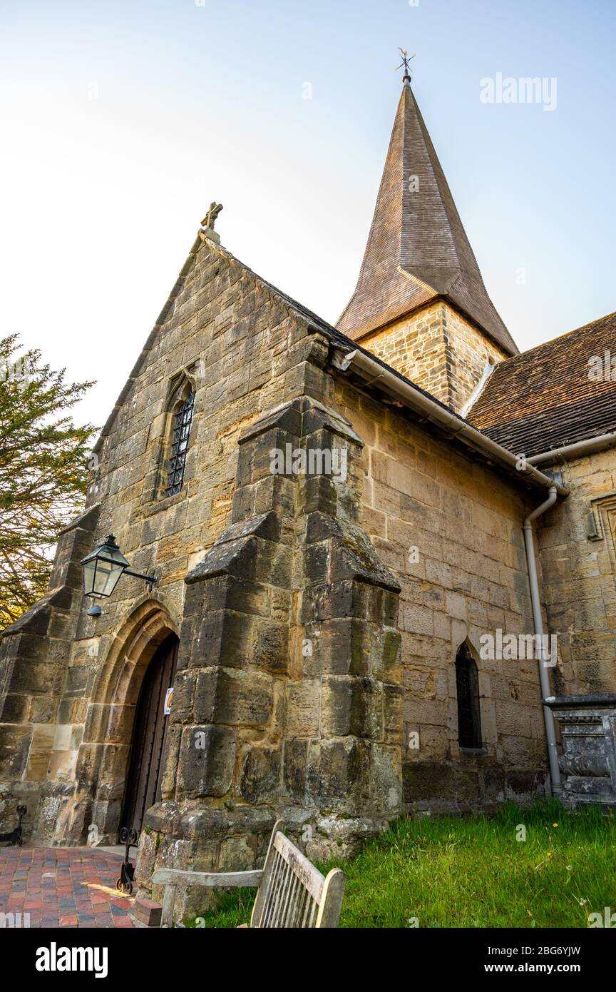 All Saints Church in High Street, Lindfield village, is a medieval ...