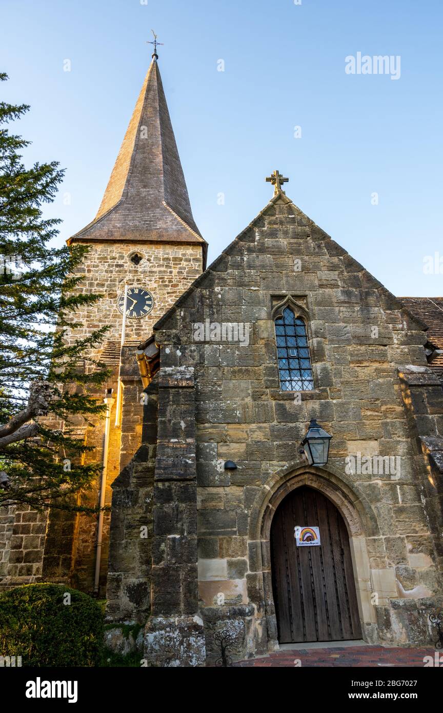 All Saints Church in High Street, Lindfield village, is a medieval ...