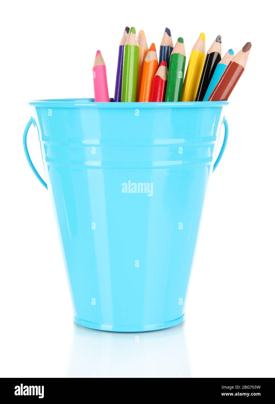 Crayon bucket hi-res stock photography and images - Alamy