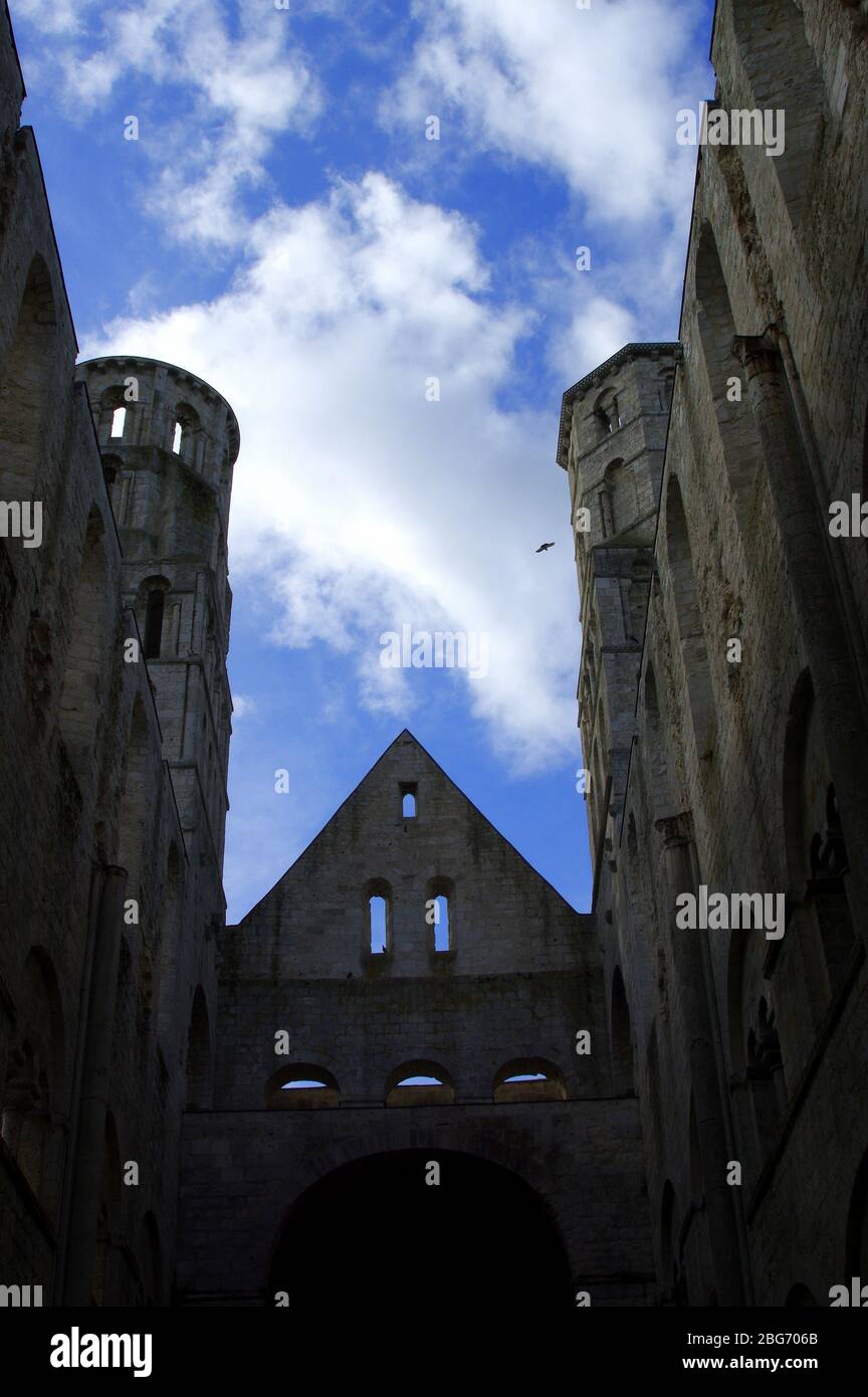 Ancient architecture in Normandy, France Stock Photo - Alamy