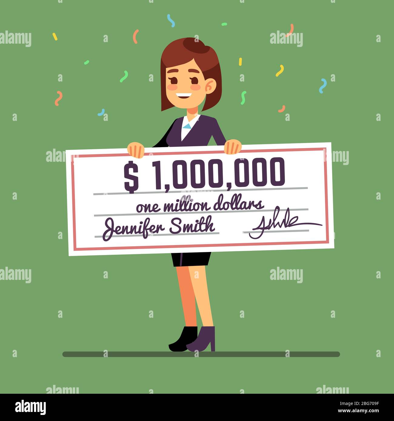 Millionaire million Stock Vector Images - Alamy