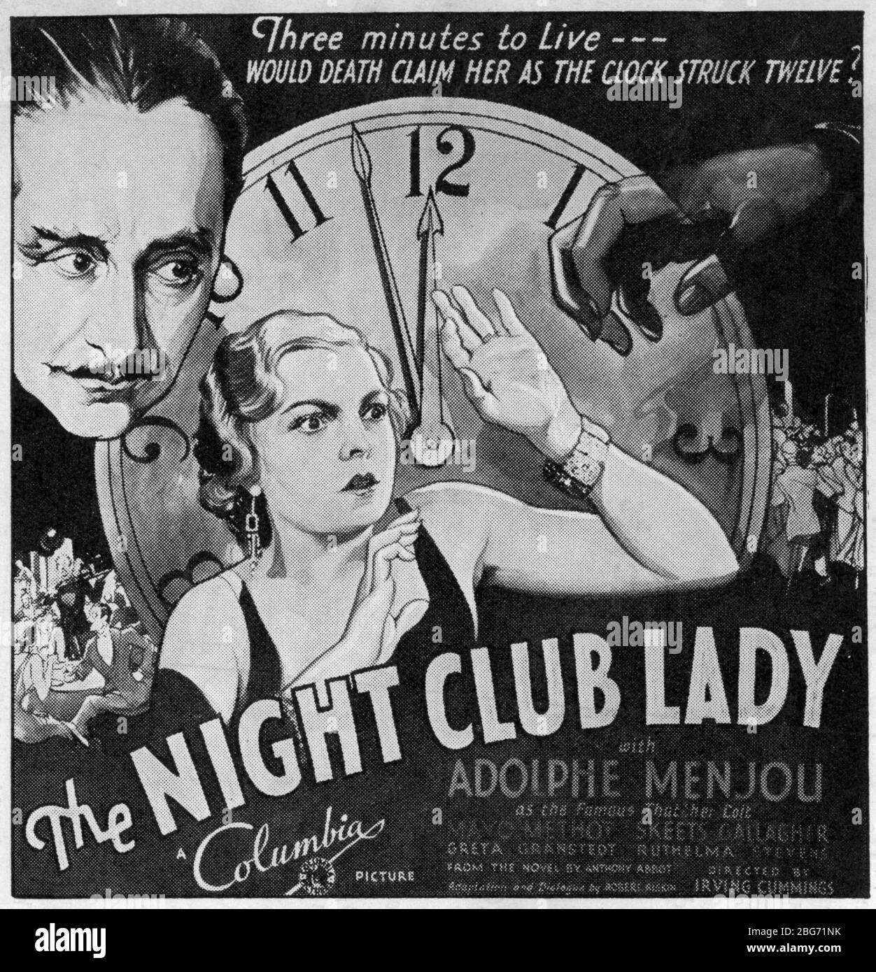 ADOLPHE MENJOU as New York Police Commissioner Thatcher Colt and MAYO ...