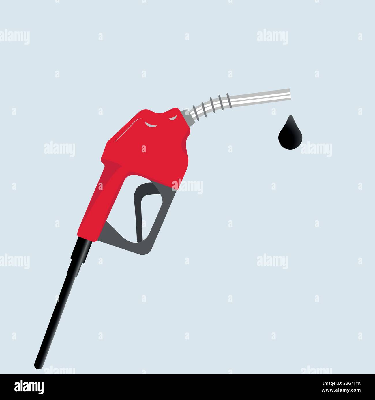Gasoline Fuel Nozzle giving a drop Stock Vector Image & Art - Alamy