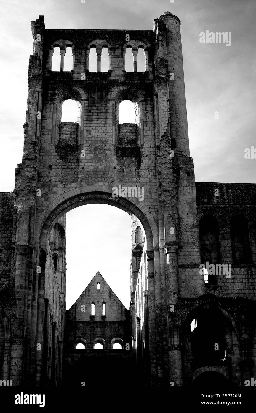 Ancient architecture in Normandy, France Stock Photo - Alamy