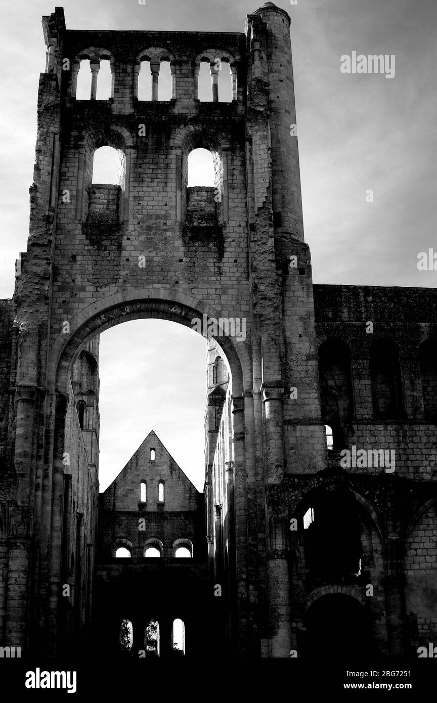 Ancient architecture in Normandy, France Stock Photo - Alamy