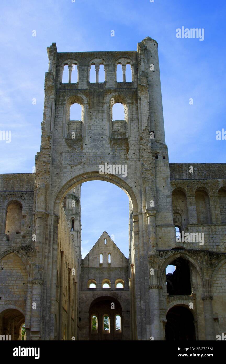 Ancient architecture in Normandy, France Stock Photo - Alamy