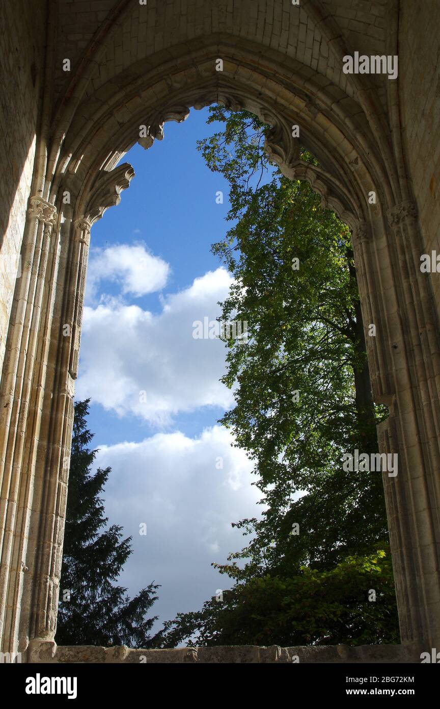 Ancient architecture in Normandy, France Stock Photo - Alamy