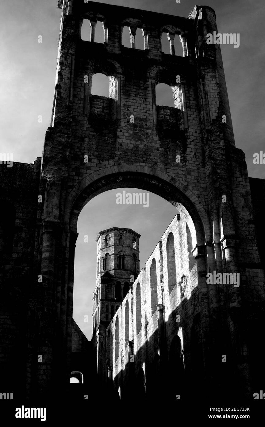 Ancient architecture in Normandy, France Stock Photo - Alamy