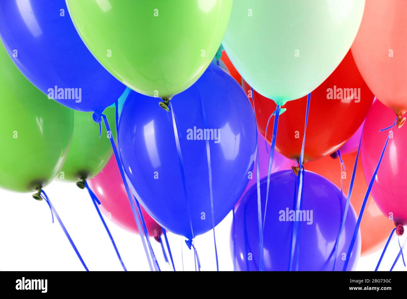 Colorful balloons close up Stock Photo - Alamy