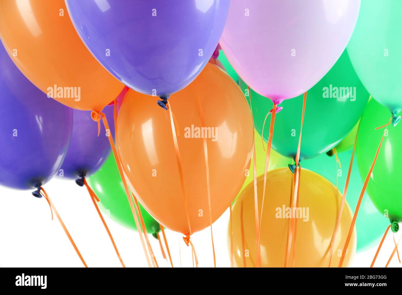 Colorful balloons close up Stock Photo - Alamy